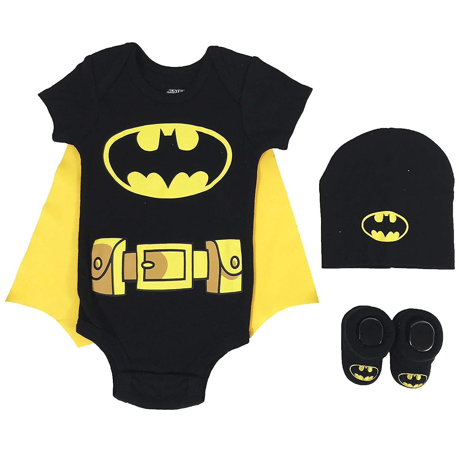 DC Comics Baby Boys Superman, Wonder Woman, Flash, Batman 3-pc Set in ...