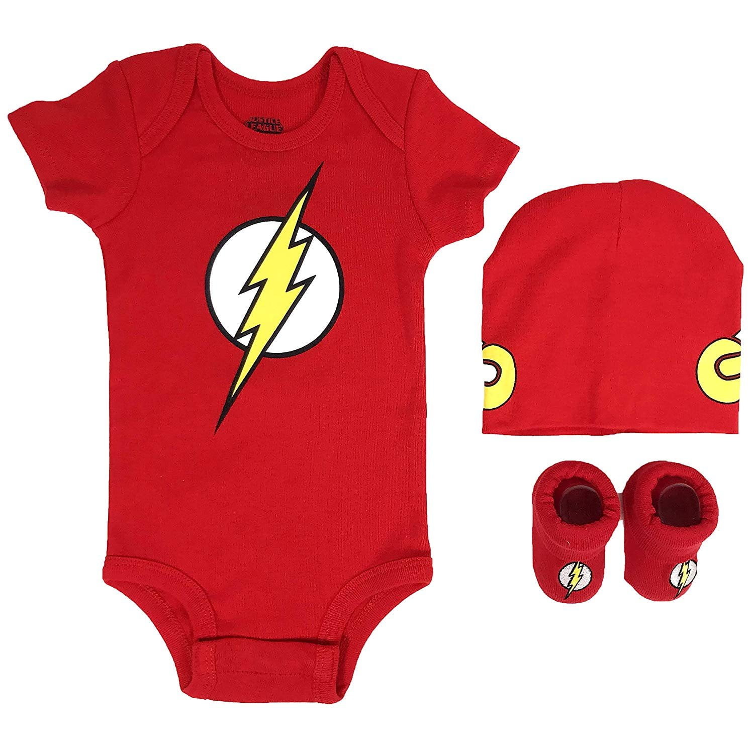DC Comics Baby Boys Superman, Wonder Woman, Flash, Batman 3-pc Set in ...