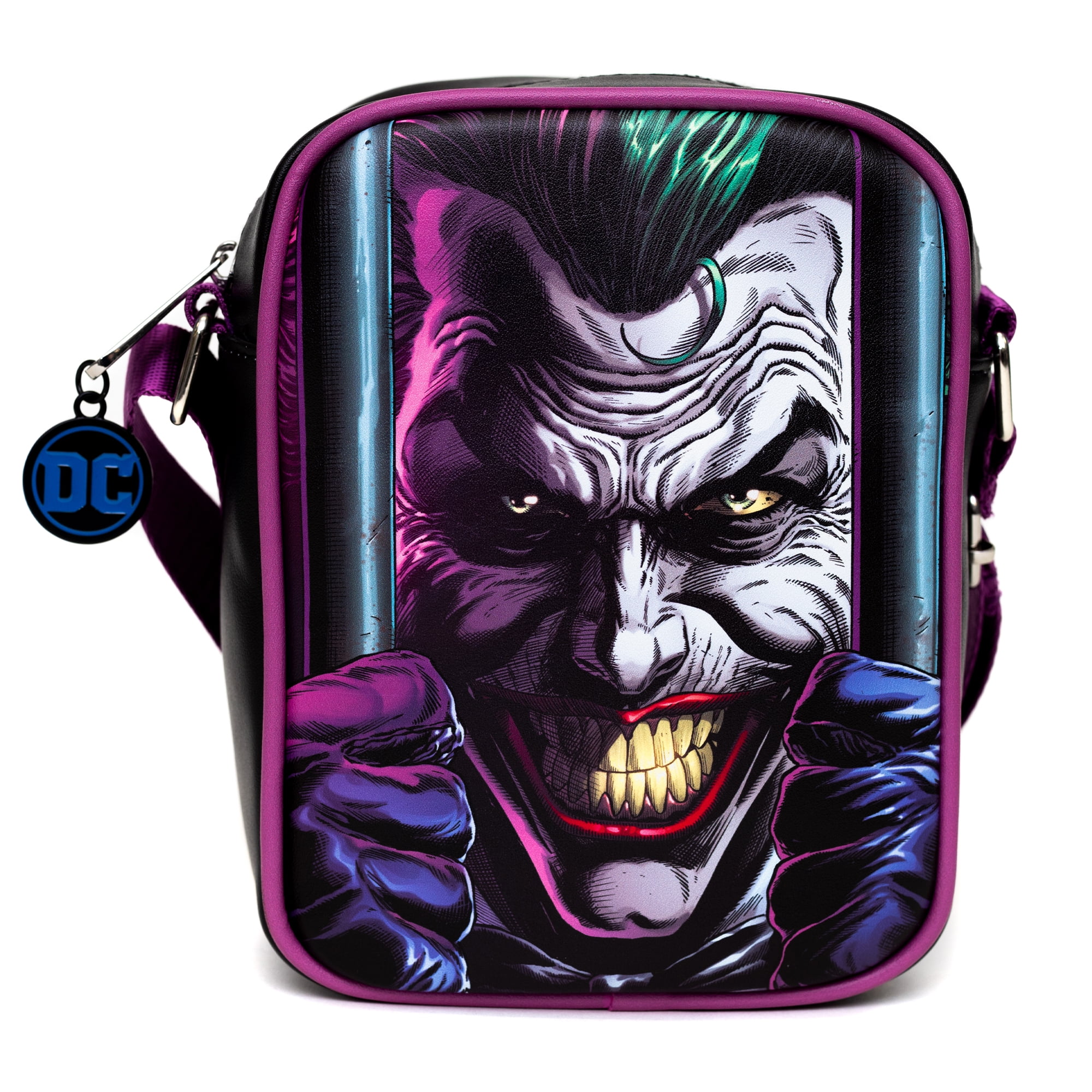 DC Comics Bag, Crossbody, DC Comics Joker Jail Break and Batman Comic ...