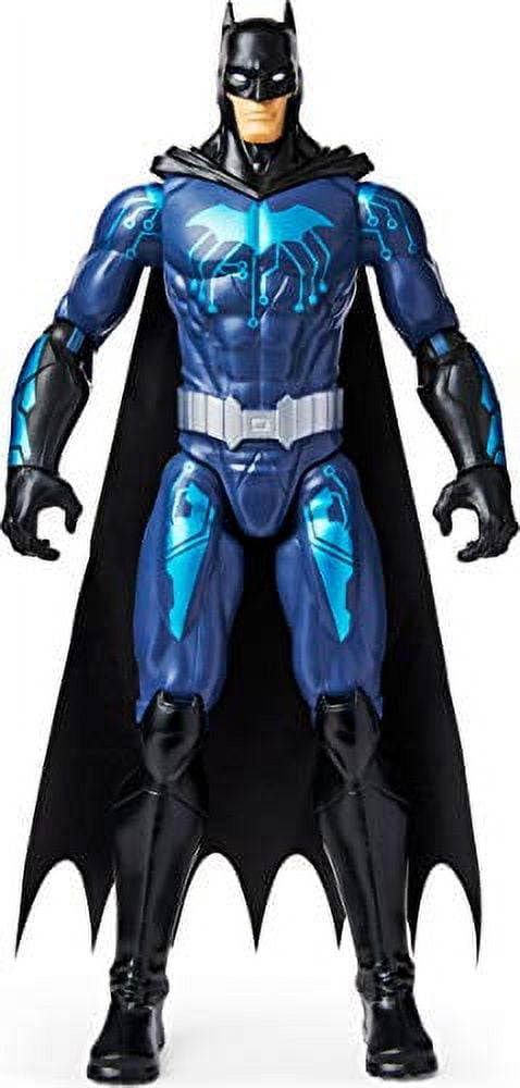 DC Comics Batman 12-inch Bat-Tech Batman Action Figure (Black/Blue Suit ...