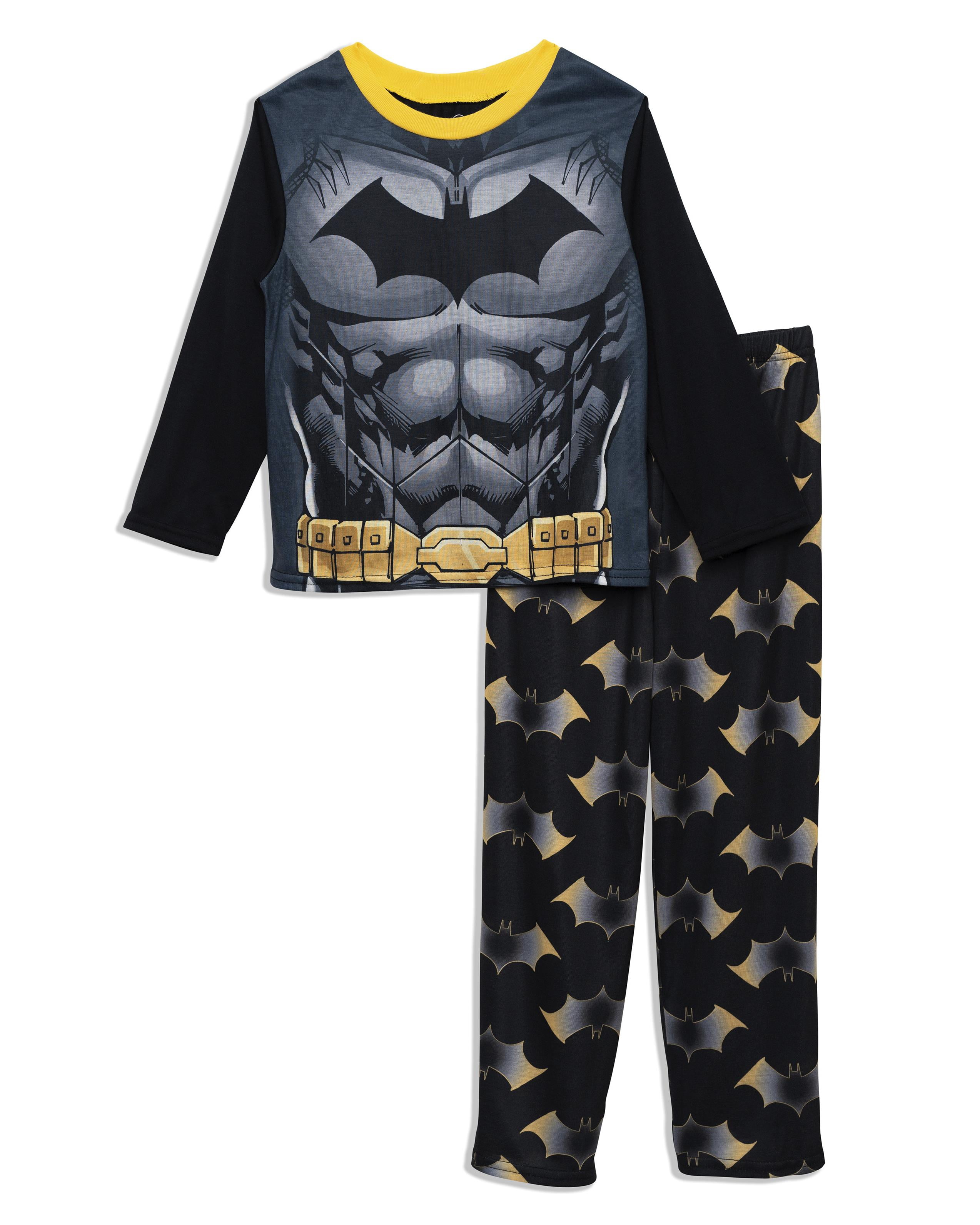 DC Comics Batman Superhero 2 Piece Pajama Set, Black, Size: 4 - Walmart.com