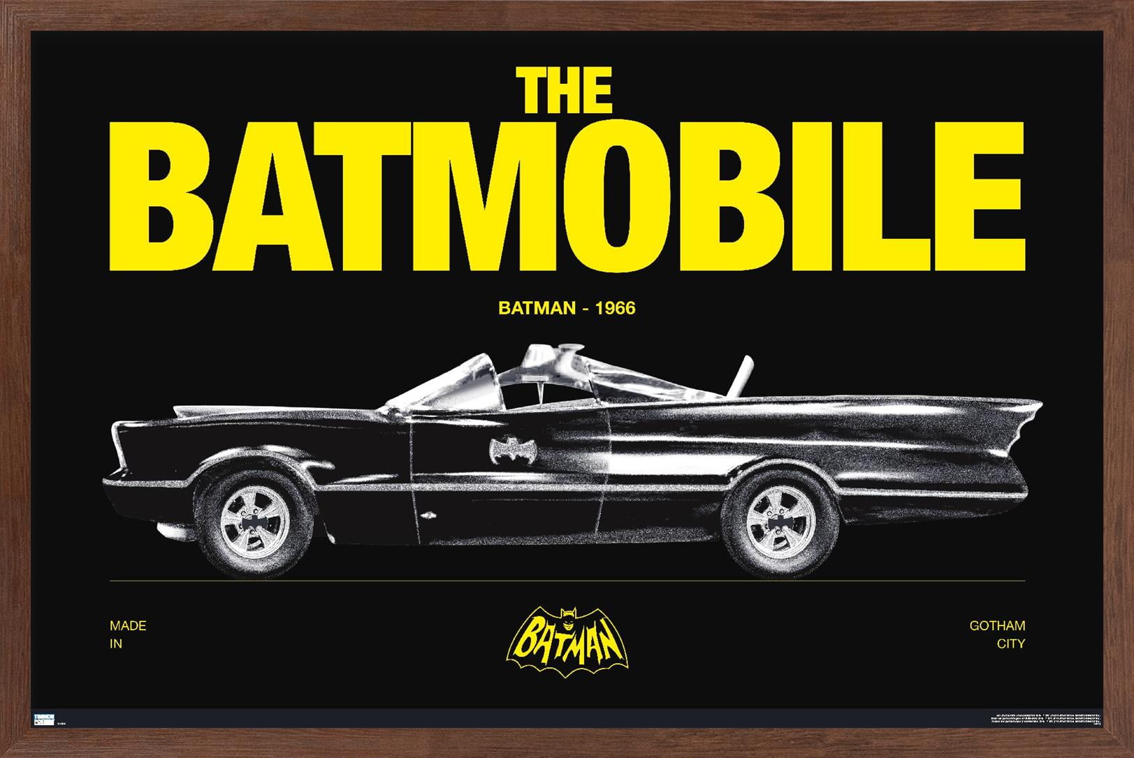 DC Comics Batman: 85th Anniversary - 1966 Batmobile Wall Poster, 14.725 ...