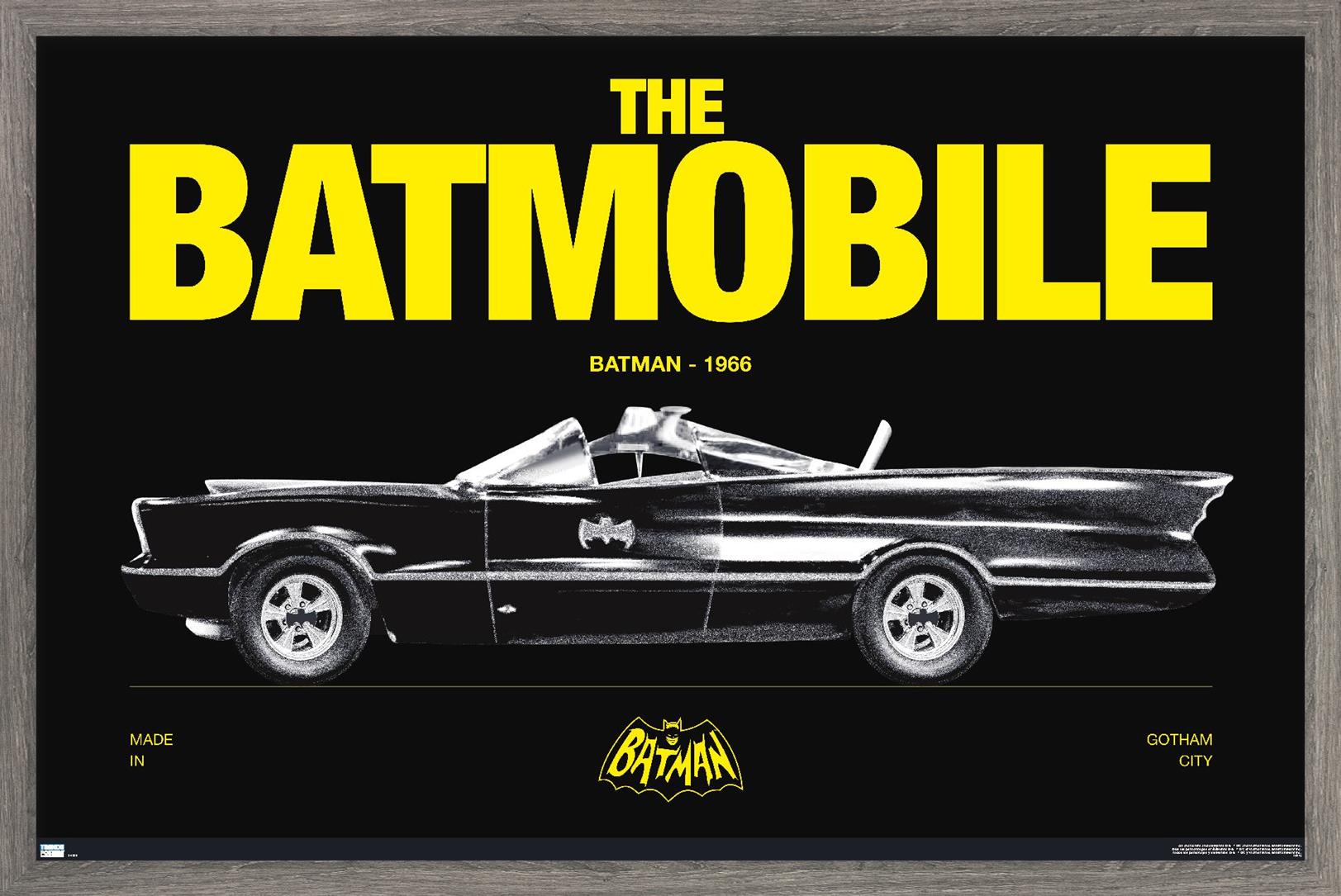 DC Comics Batman: 85th Anniversary - 1966 Batmobile Wall Poster, 22.375 ...