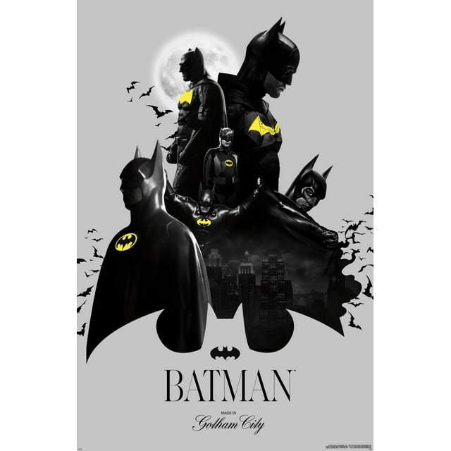 DC Comics Batman: 85th Anniversary - Batman Collage Wall Poster, 14.725 ...