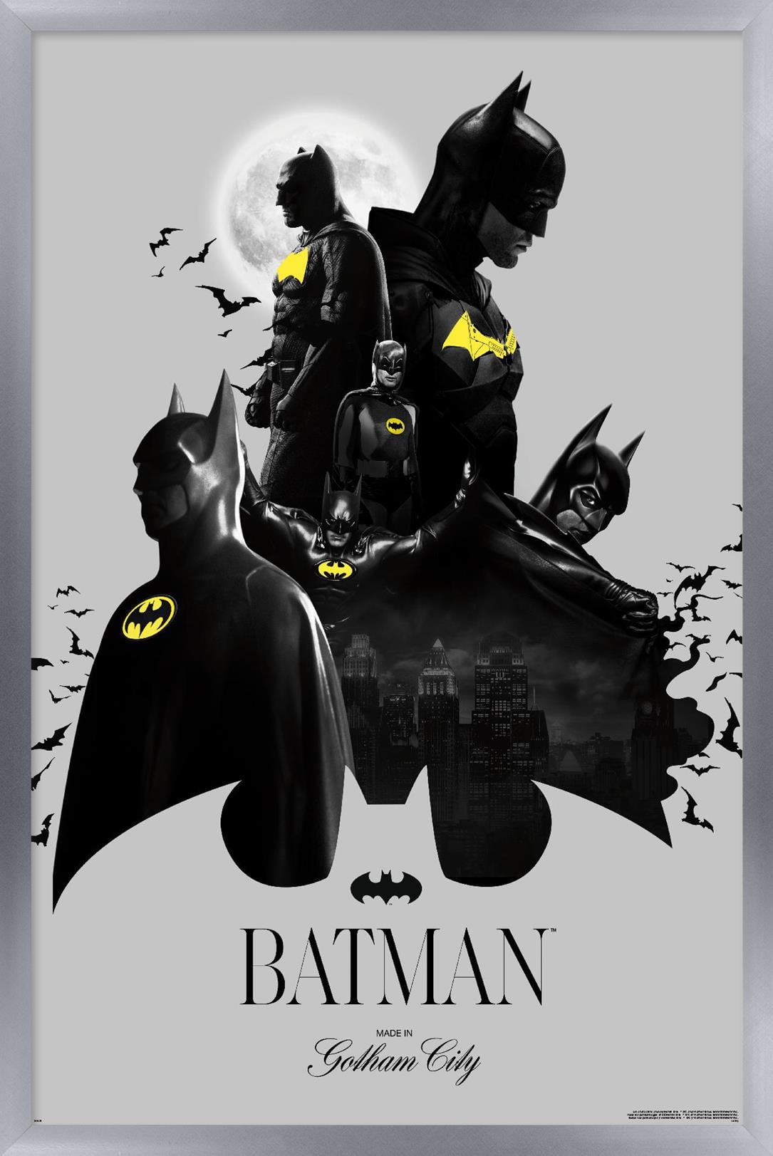 DC Comics Batman: 85th Anniversary - Batman Collage Wall Poster, 22.375 ...