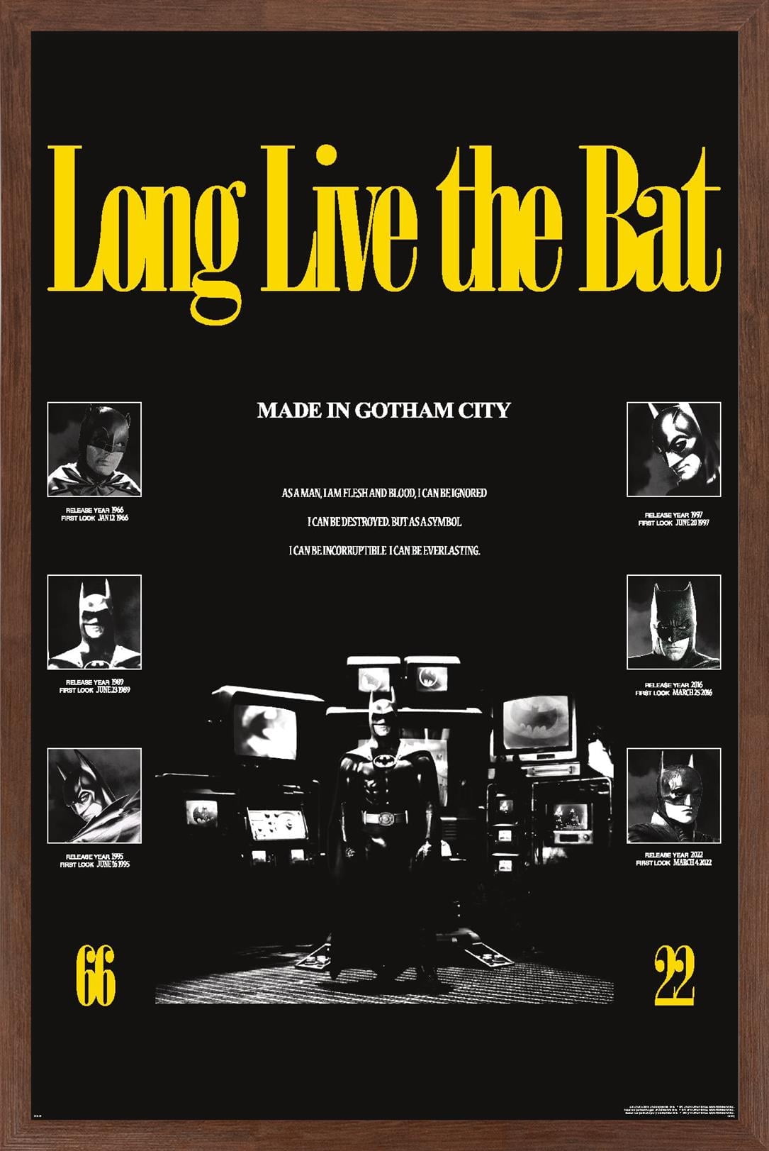 DC Comics Batman: 85th Anniversary - Long Live The Bat (Batman Collage ...