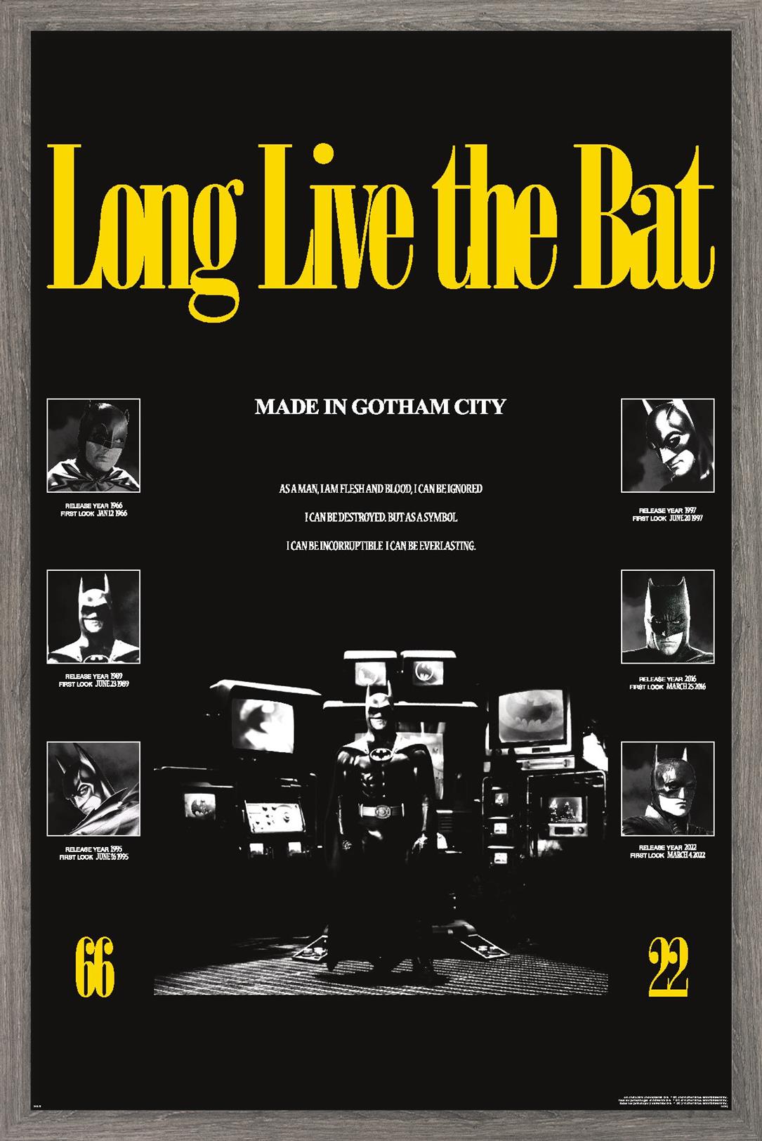 DC Comics Batman: 85th Anniversary - Long Live The Bat (Batman Collage ...