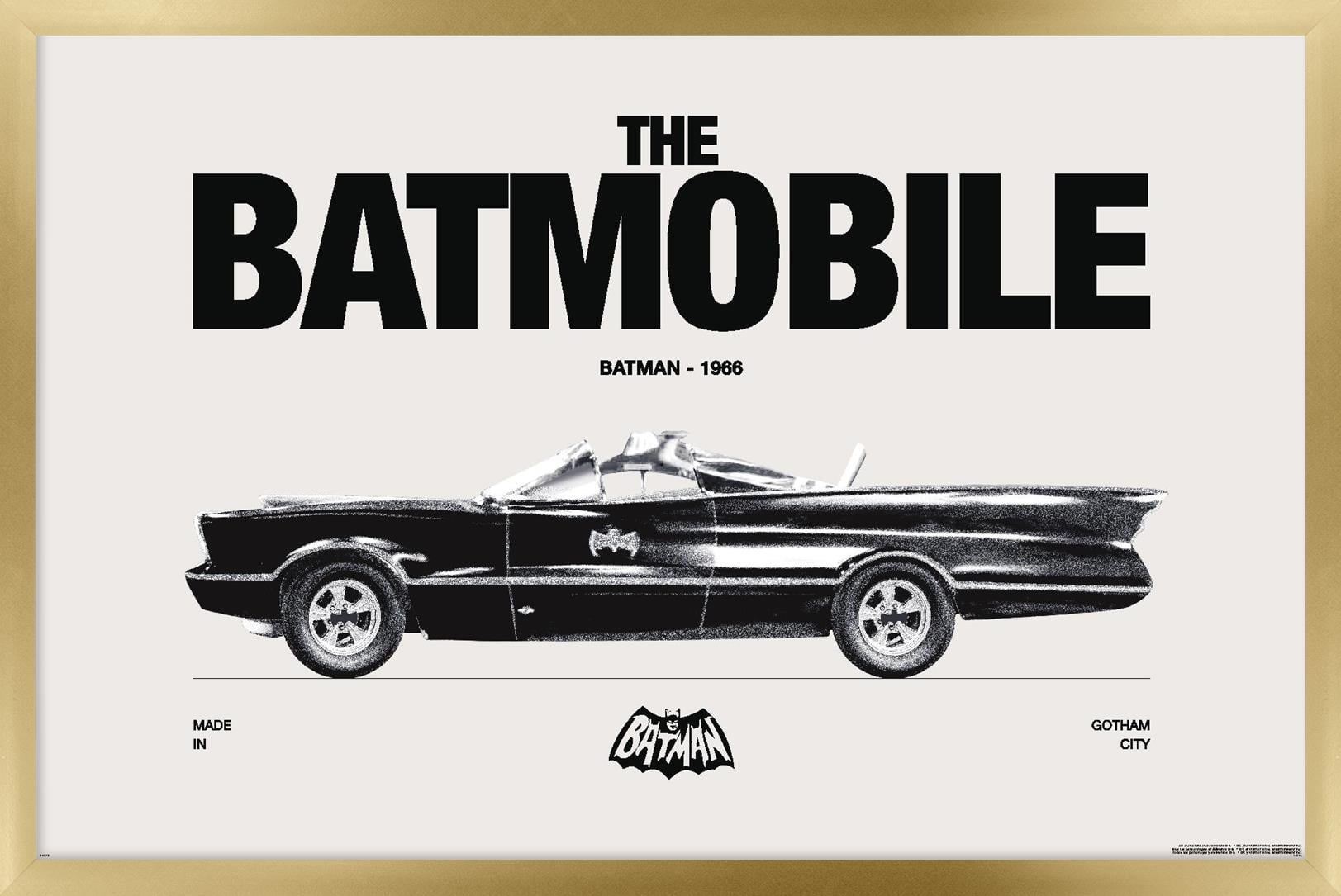 DC Comics Batman: 85th Anniversary - The Batmobile 1966 Wall Poster, 14 ...