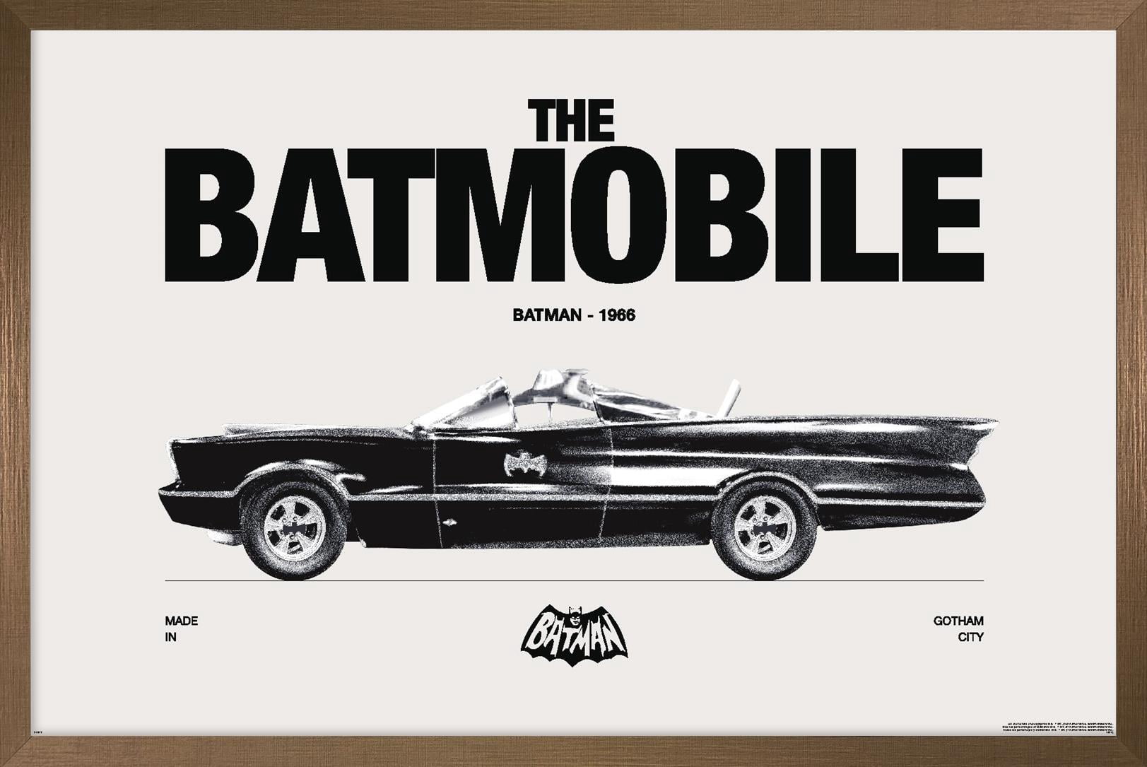 DC Comics Batman: 85th Anniversary - The Batmobile 1966 Wall Poster, 14 ...