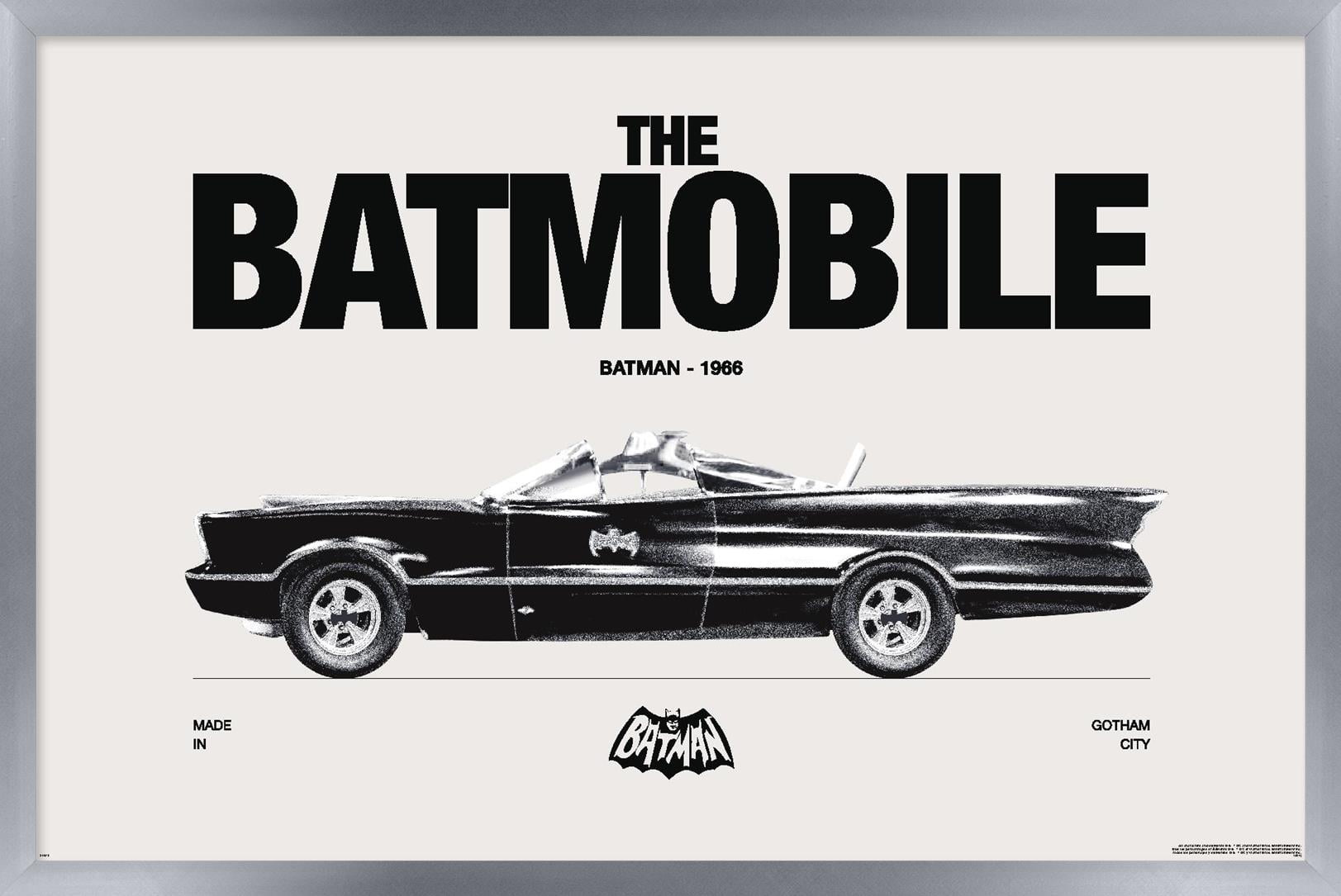 DC Comics Batman: 85th Anniversary - The Batmobile 1966 Wall Poster, 14 ...