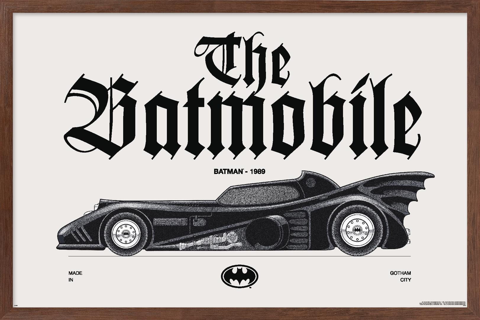 DC Comics Batman: 85th Anniversary - The Batmobile 1989 Wall Poster, 14 ...