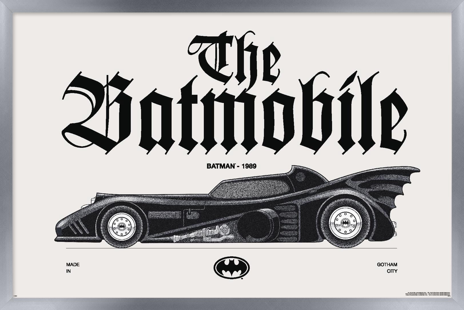 DC Comics Batman: 85th Anniversary - The Batmobile 1989 Wall Poster, 22 ...
