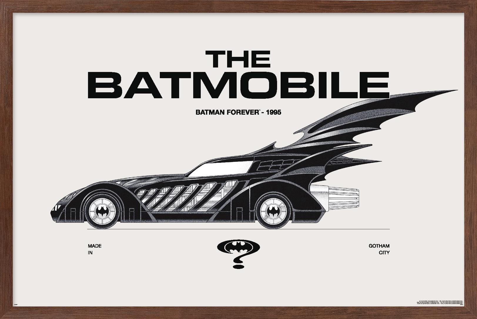 DC Comics Batman: 85th Anniversary - The Batmobile 1995 Wall Poster, 22 ...