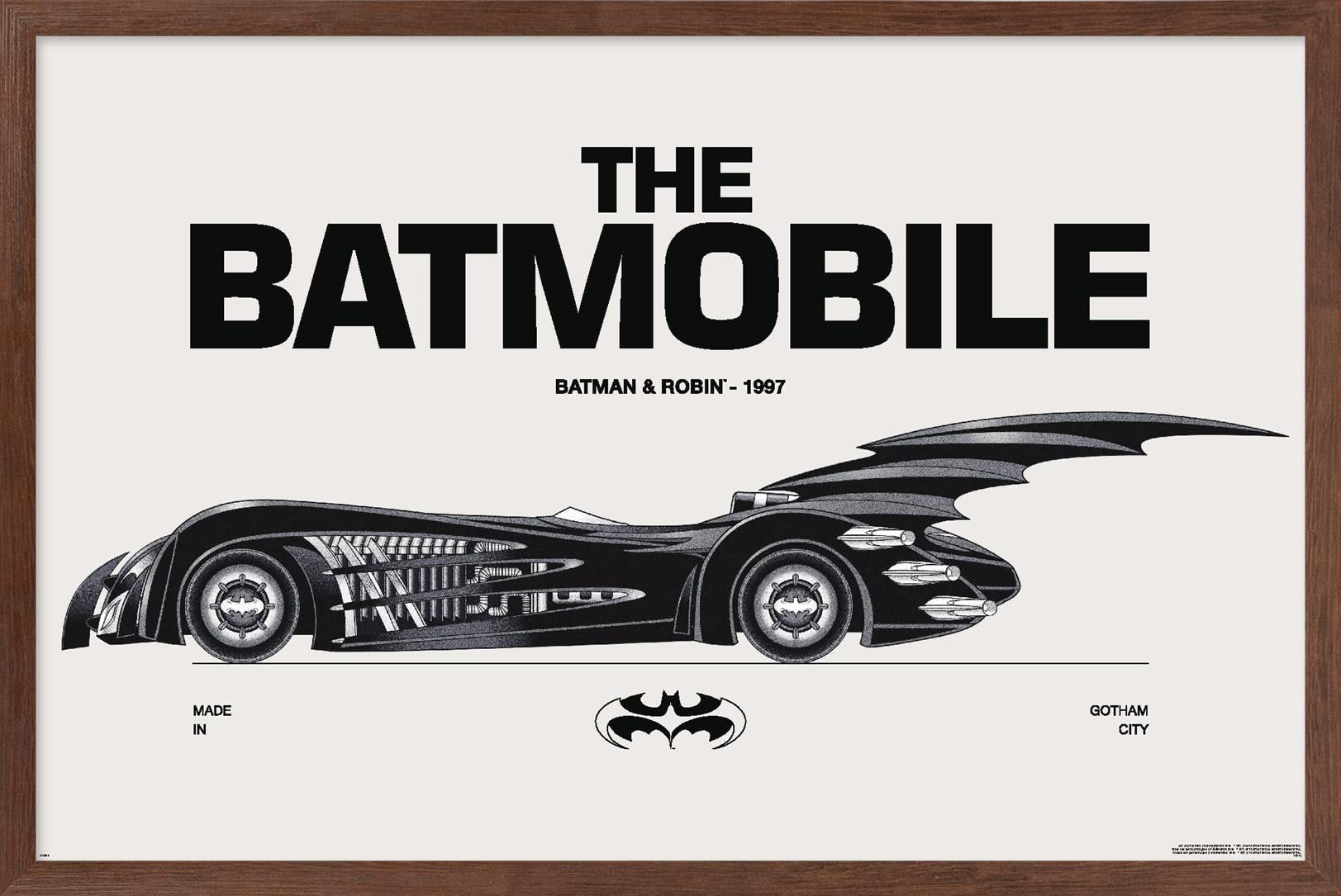 DC Comics Batman: 85th Anniversary - The Batmobile 1997 Wall Poster, 14 ...