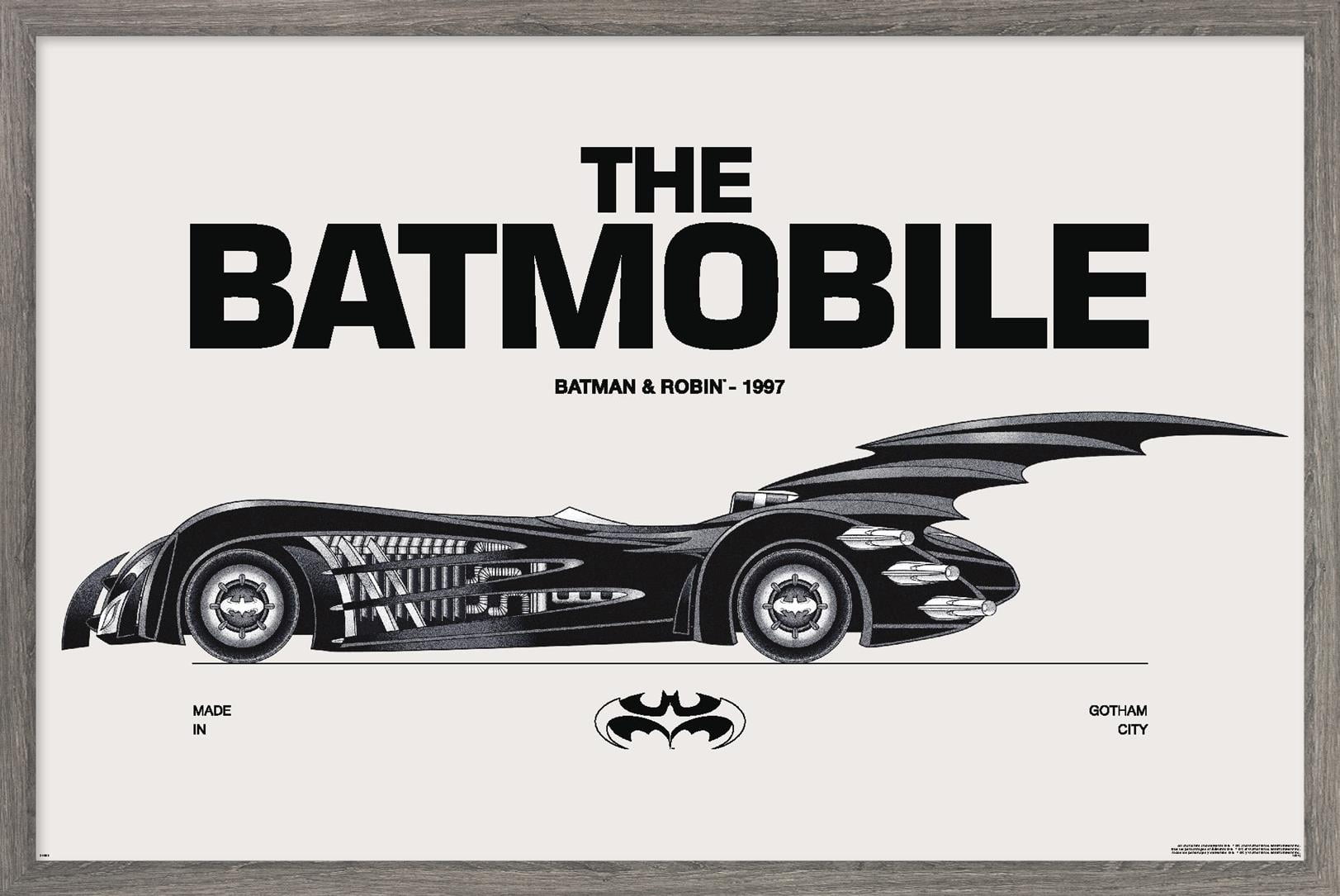 DC Comics Batman: 85th Anniversary - The Batmobile 1997 Wall Poster, 14 ...