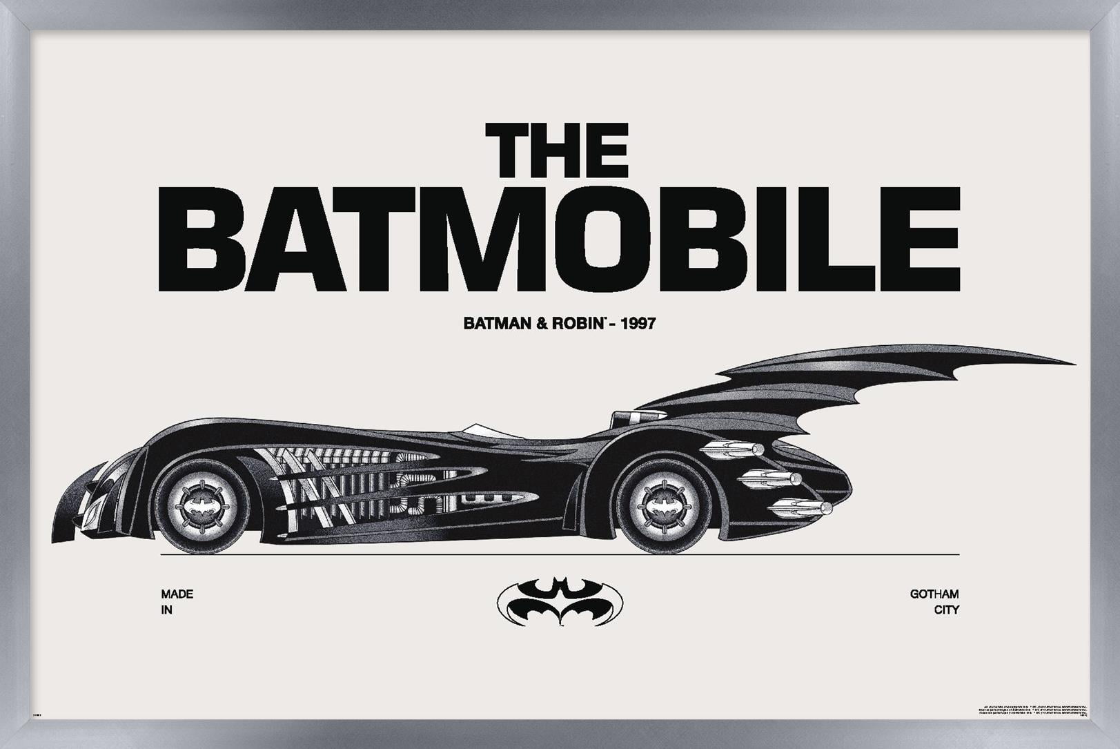 DC Comics Batman: 85th Anniversary - The Batmobile 1997 Wall Poster, 22 ...