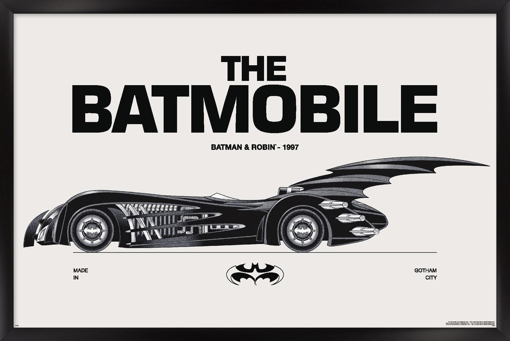 DC Comics Batman: 85th Anniversary - The Batmobile 1997 Wall Poster, 22 ...