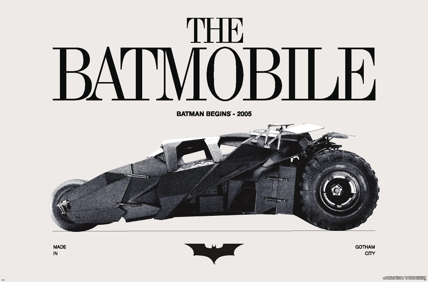 DC Comics Batman: 85th Anniversary - The Batmobile 2005 Wall Poster, 14 ...