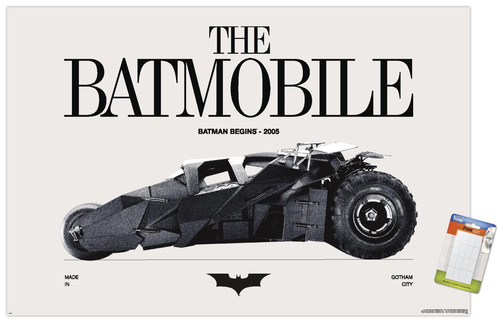 DC Comics Batman: 85th Anniversary - The Batmobile 2005 Wall Poster, 22 ...