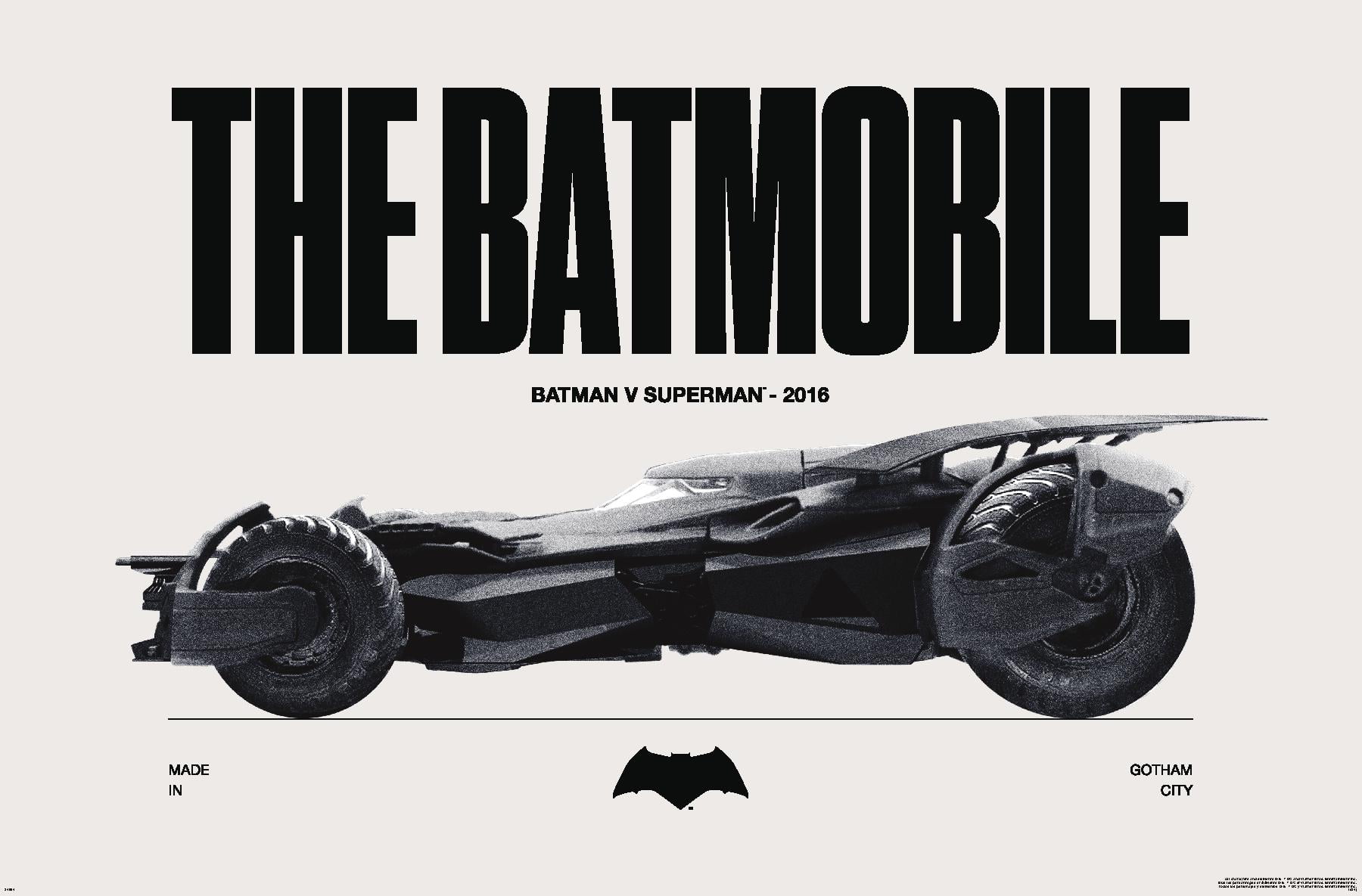 DC Comics Batman: 85th Anniversary - The Batmobile 2016 Wall Poster, 14 ...
