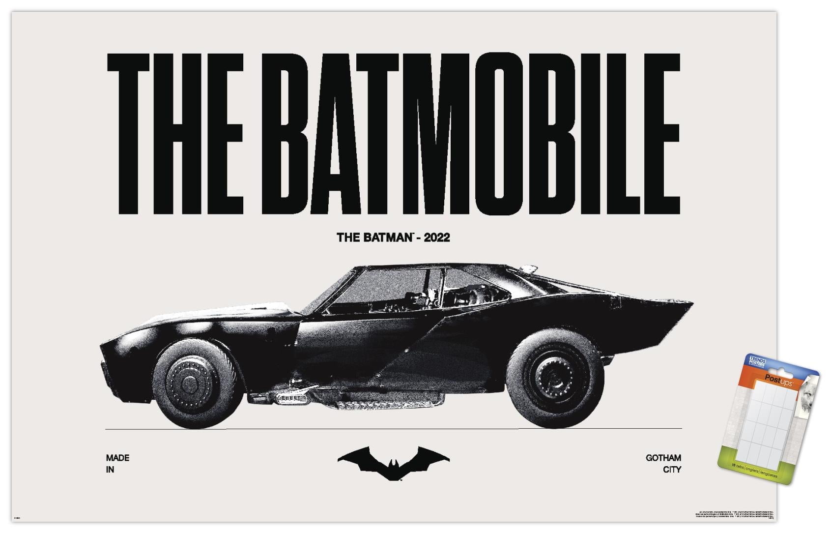 DC Comics Batman: 85th Anniversary - The Batmobile 2022 Wall Poster, 14 ...