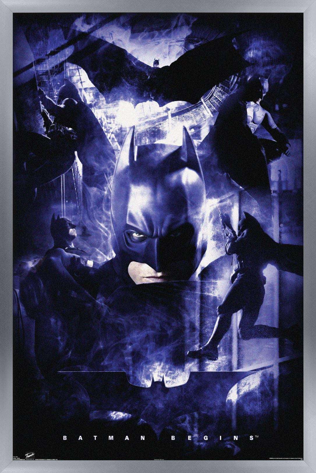 DC Comics - Batman - Action Wall Poster, 14.725" x 22.375", Framed ...