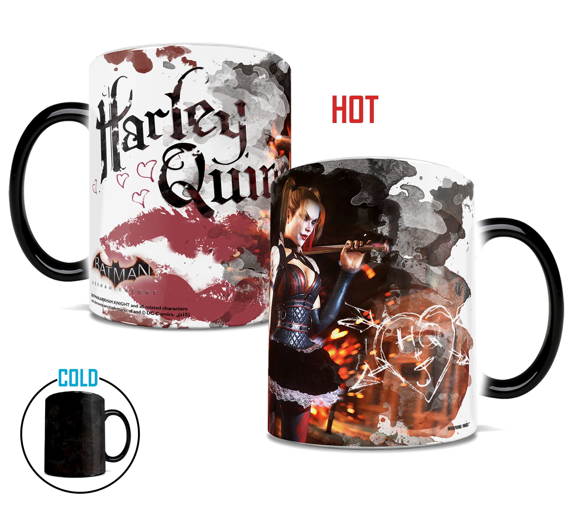 DC Comics (Batman: Arkham Knight - Kisses From Harley) Morphing Mugs ...