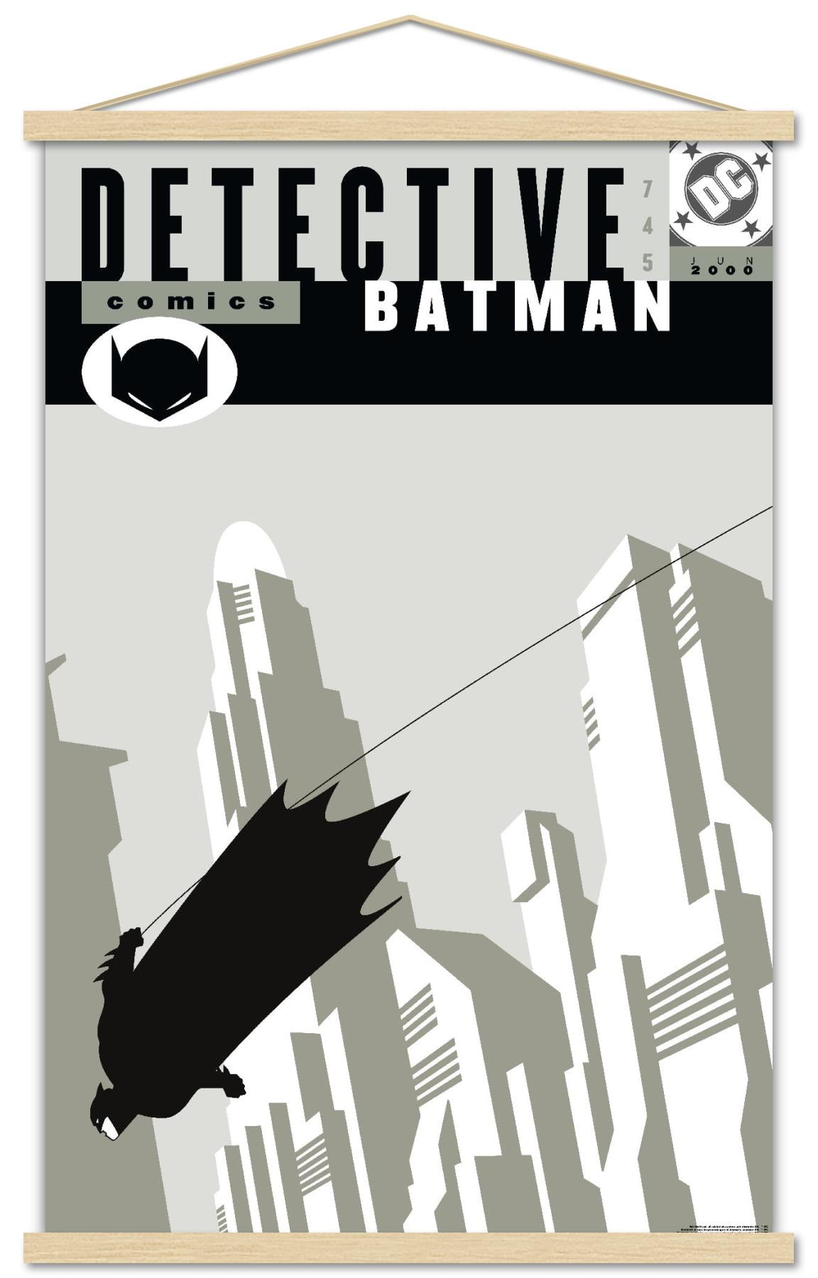 DC Comics Batman - Art Deco Skyline Wall Poster with Magnetic Frame, 22 ...
