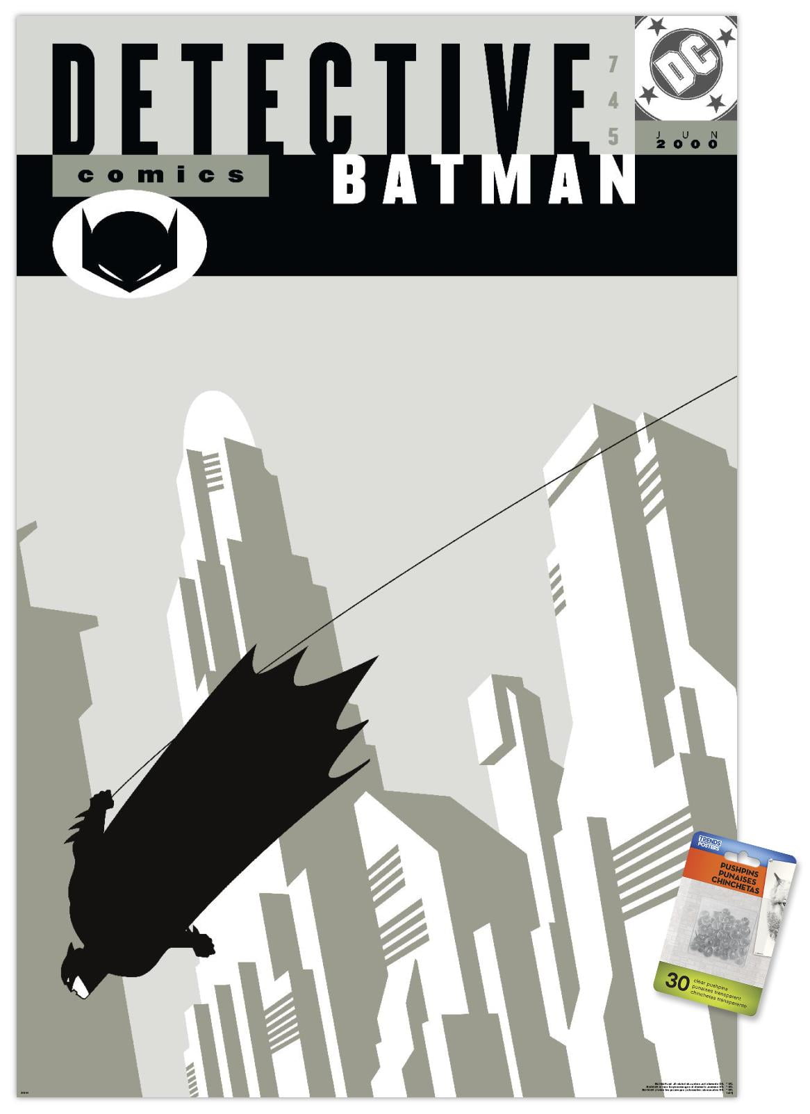 DC Comics Batman - Art Deco Skyline Wall Poster with Pushpins, 22.375 ...