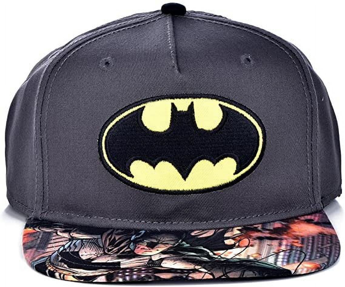 DC Comics Batman Baseball Cap for Youth Sublimated Bill Adjustable ...