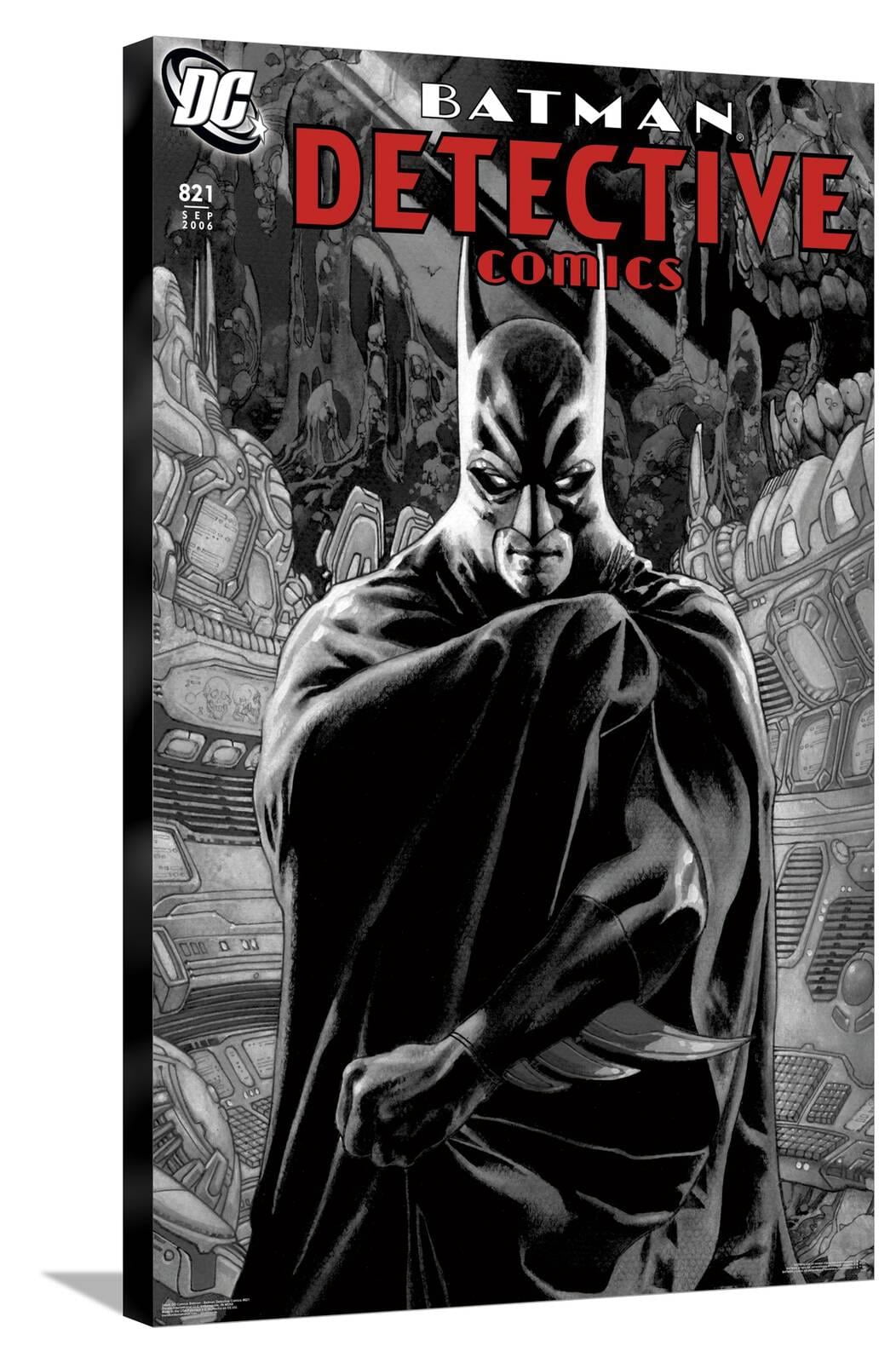 DC Comics Batman - Batman Detective Comics #821 Canvas Wall Poster, 22. ...