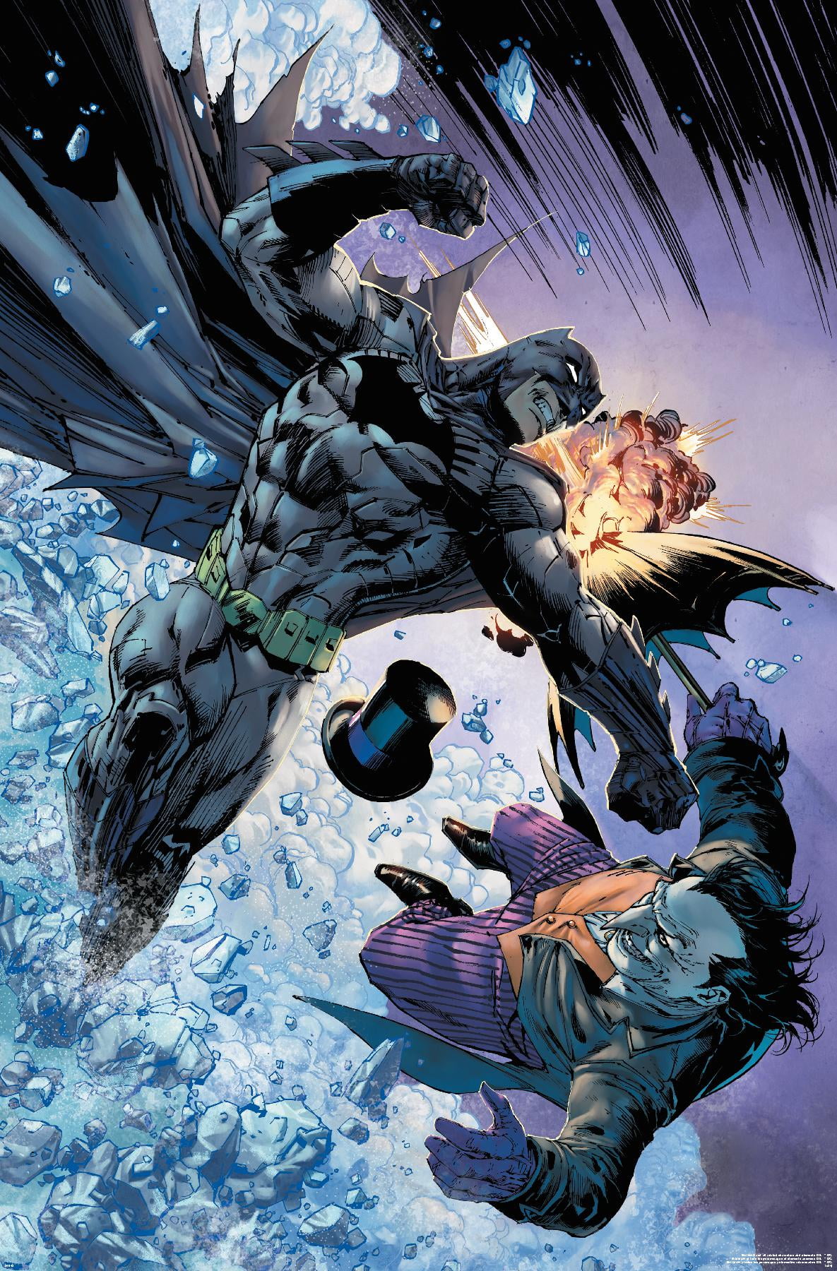 DC Comics Batman - Batman Fighting The Penguin Wall Poster, 22.375" x ...