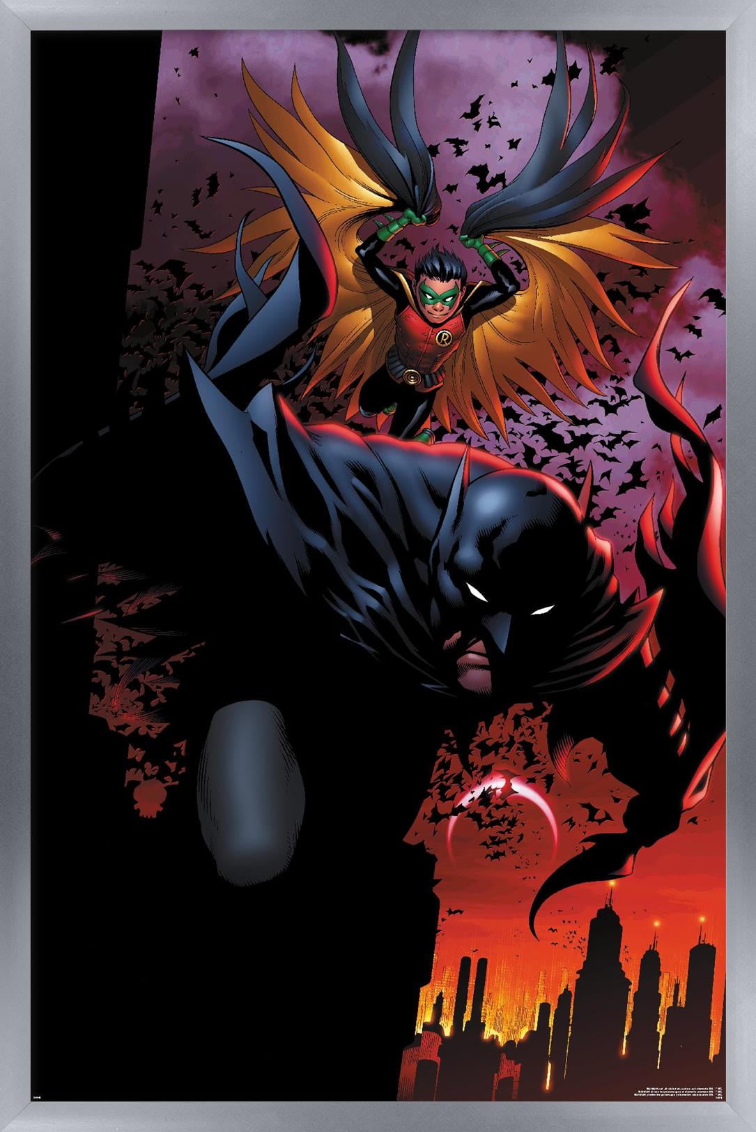 DC Comics Batman - Batman and Robin Attack Wall Poster, 22.375" x 34 ...