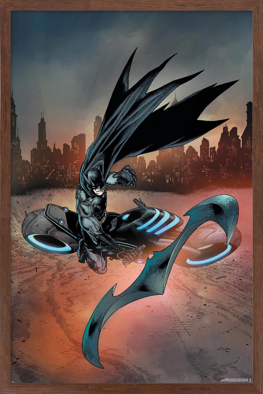 DC Comics Batman - Batman throwing Batarang Wall Poster, 22.375" x 34 ...