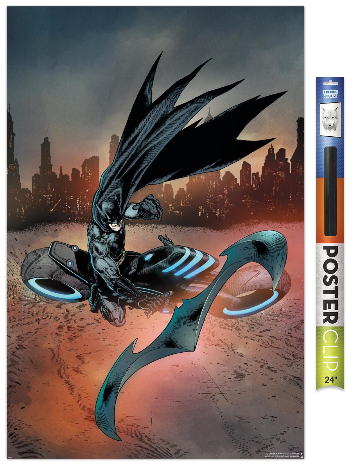 DC Comics Batman - Batman throwing Batarang Wall Poster, 22.375" x 34 ...