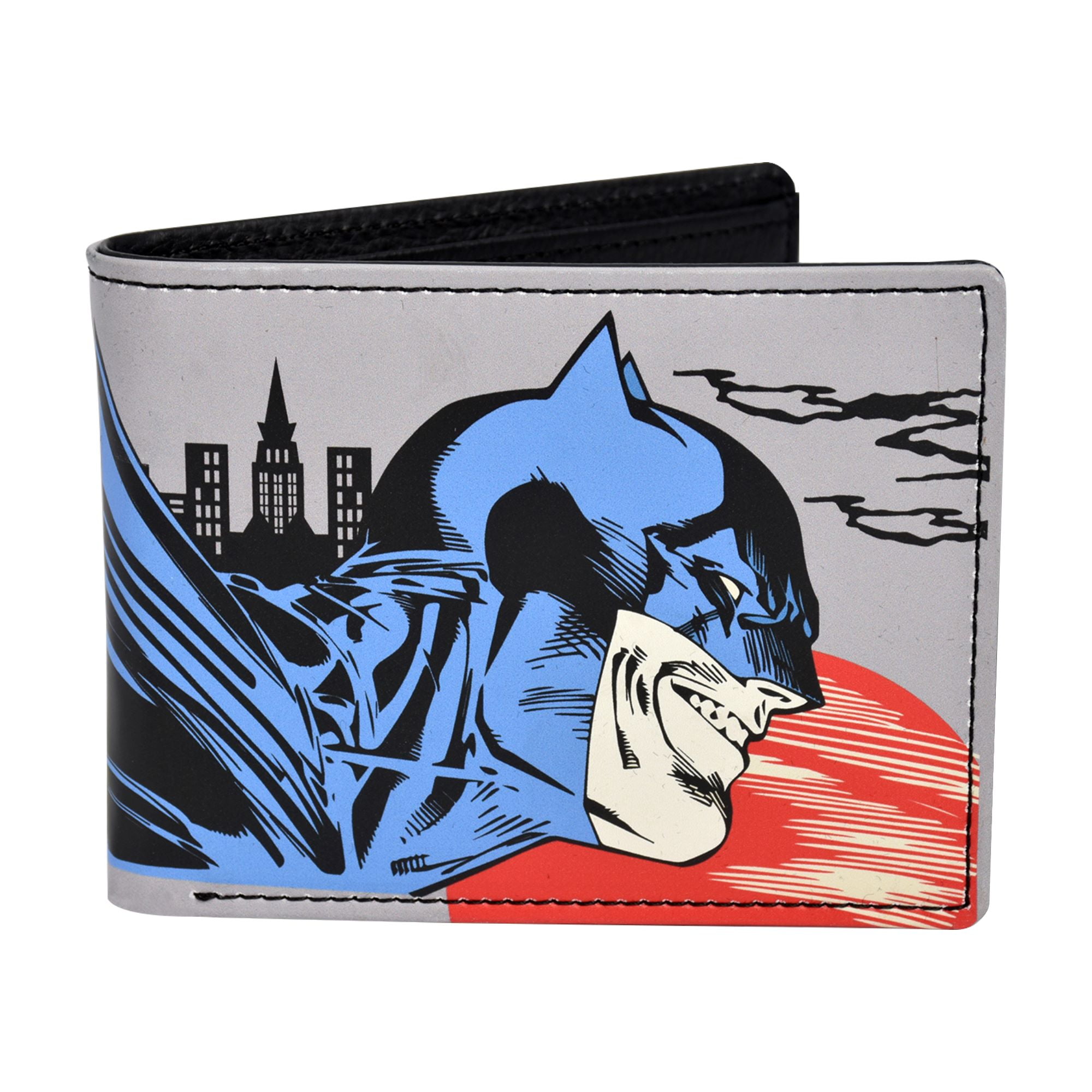 DC Comics Batman Bifold Wallet in a Decorative Tin Case for Men and ...