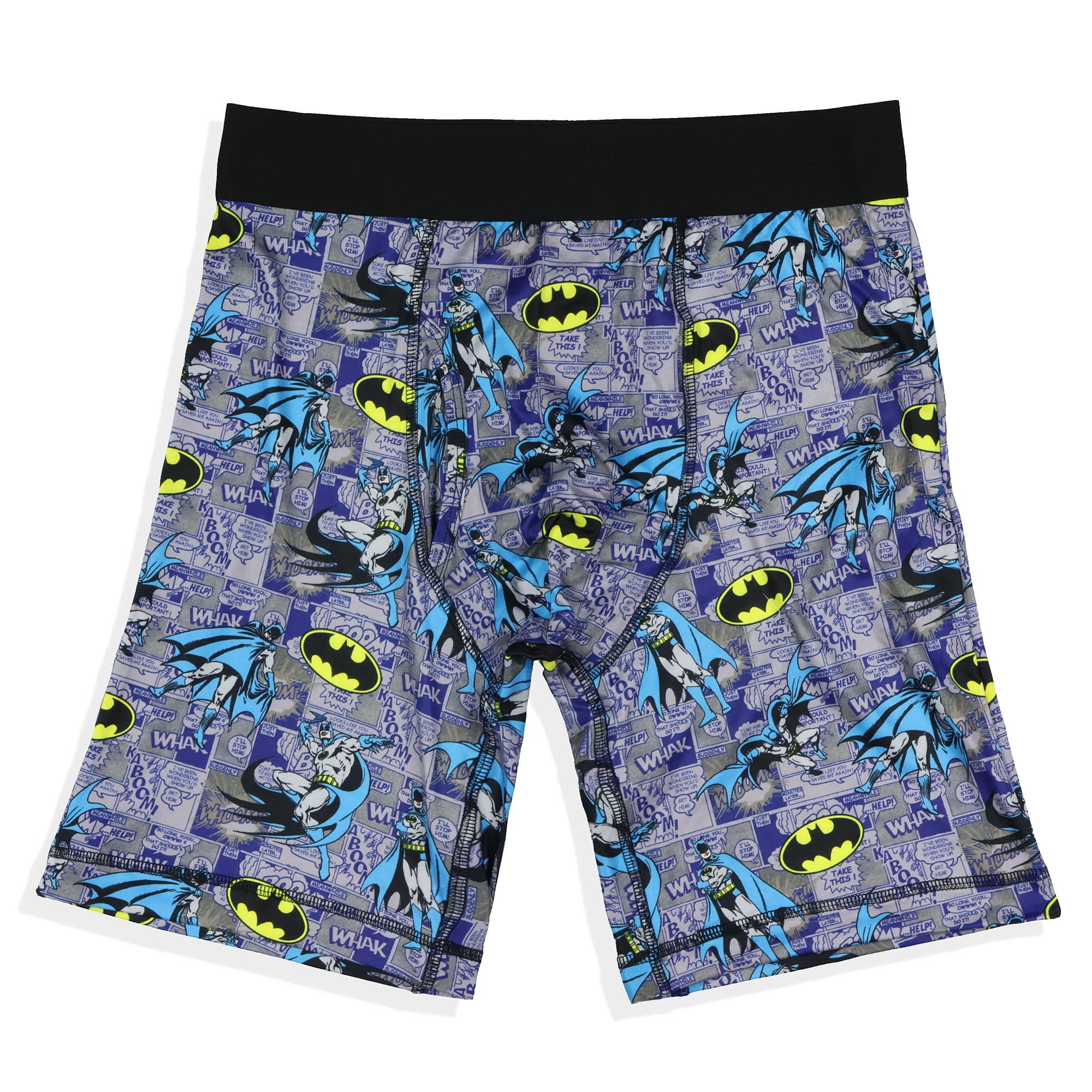 DC Comics Batman Boxer Briefs Men's Bat Symbol Comic Book Design Adult ...
