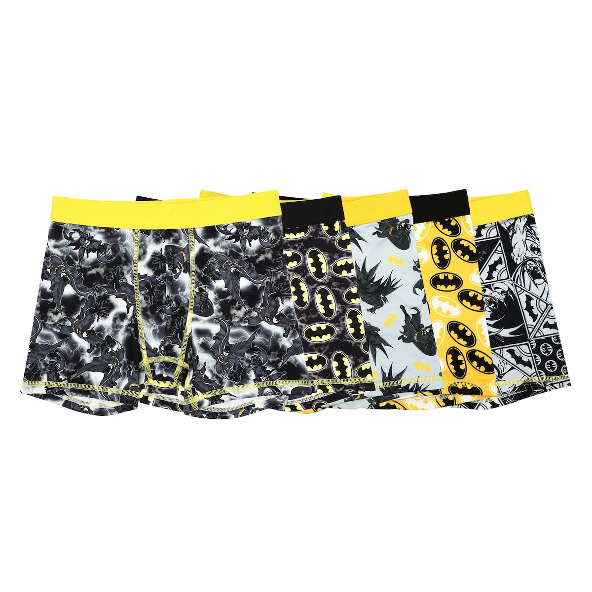 DC Comics Batman Boxers Bat Logo 5pk Boys Underwear Boxer Briefs-XXL ...