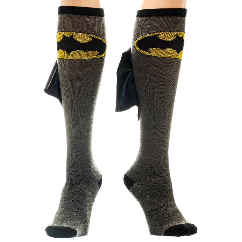 DC Comics Adult Women's Superhero Batman Cape Knee High Socks - Walmart.com