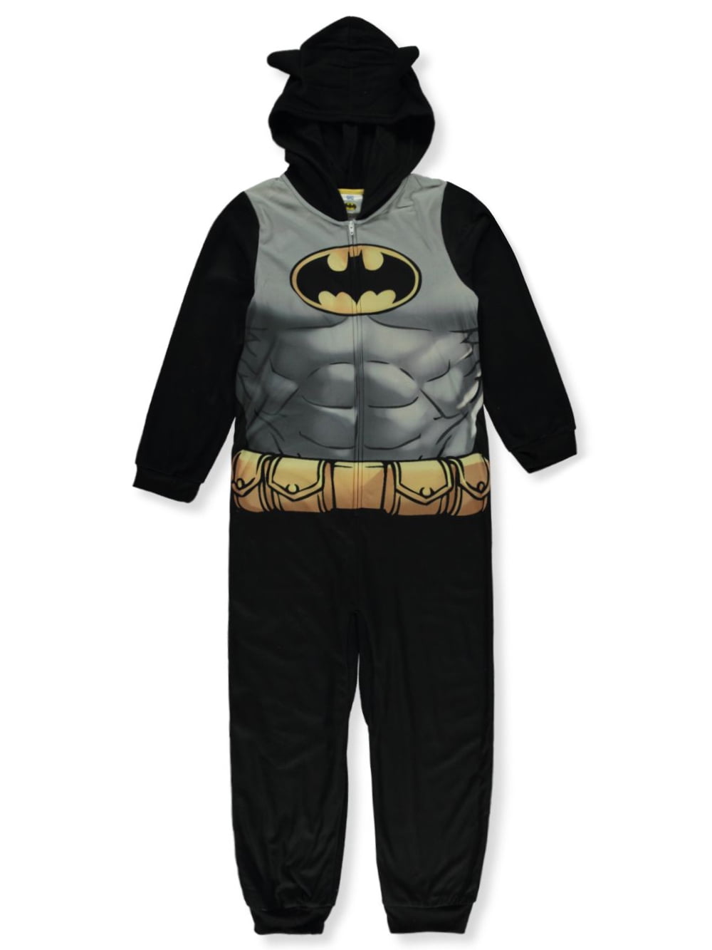 DC Comics Batman Character Cosplay Hooded Union Suit Pajamas-Size 6 ...