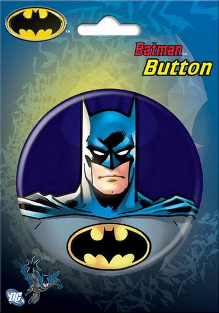 DC Comics Batman Close Up 3-inch Button 97033 - Walmart.com