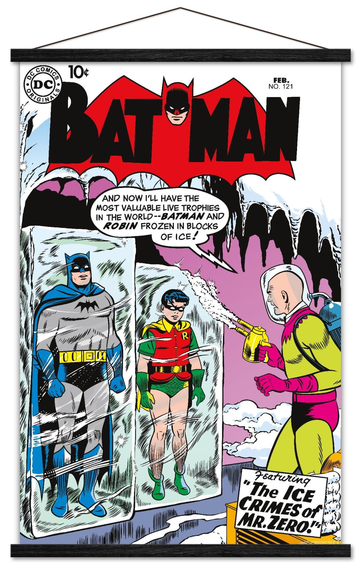 DC Comics Batman - Cover #121 Wall Poster with Magnetic Frame, 22.375 ...