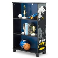 DC Comics Batman Deluxe 3-Shelf Wood Bookcase by Delta Children