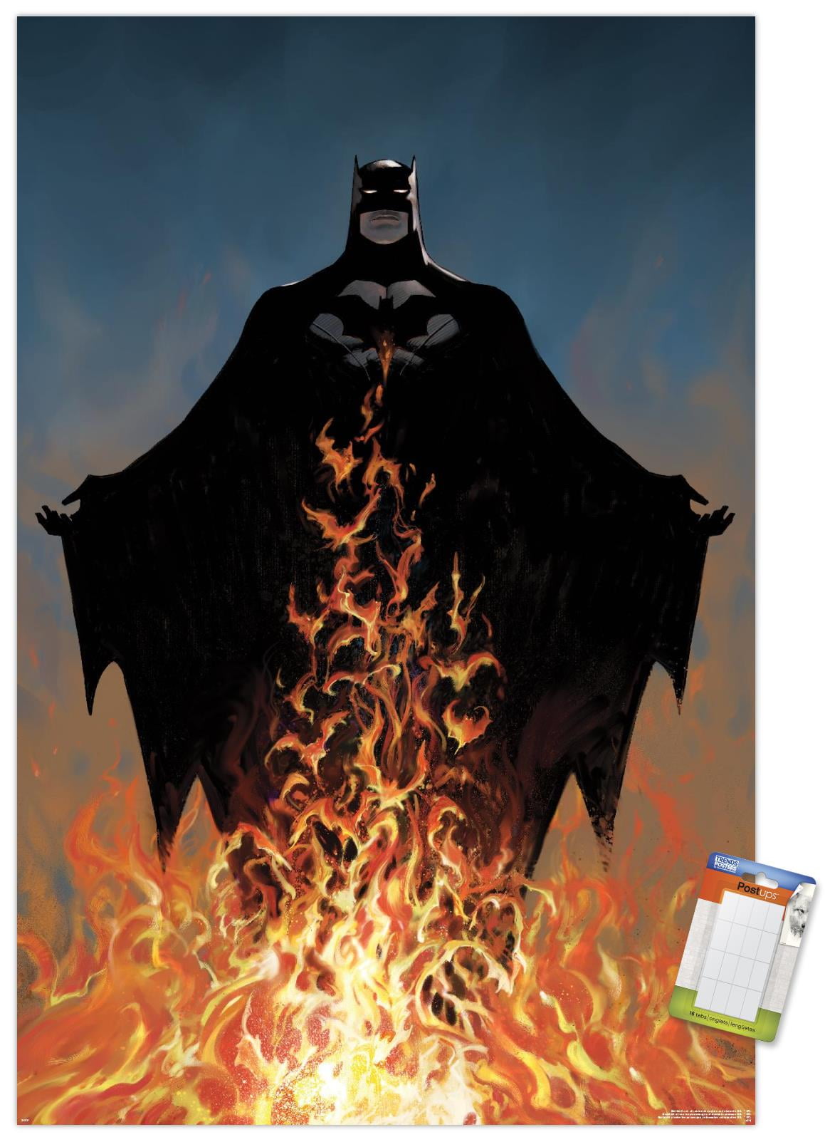 DC Comics Batman - Fire Wall Poster, 14.725" x 22.375" - Walmart.com