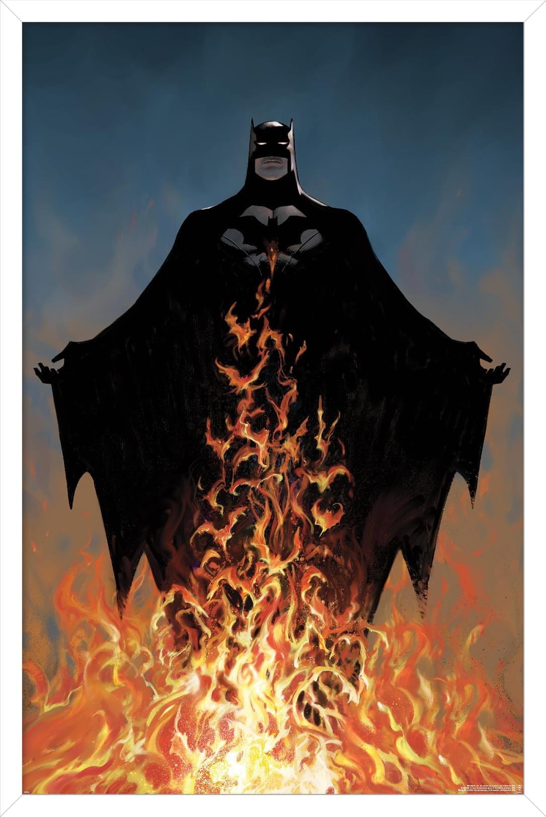 DC Comics Batman - Fire Wall Poster, 22.375" x 34" Framed - Walmart.com