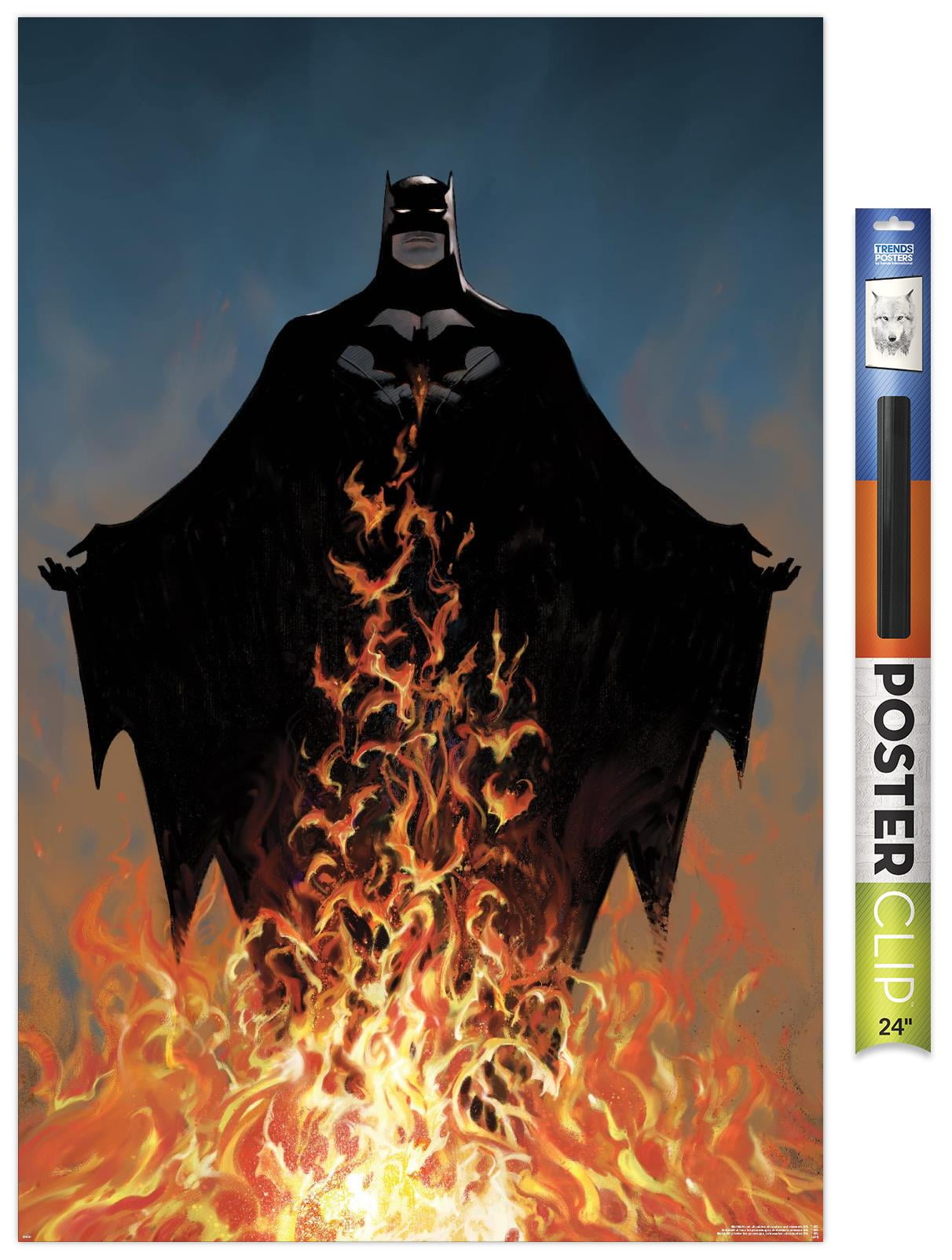 DC Comics Batman - Fire Wall Poster, 22.375" x 34" - Walmart.com