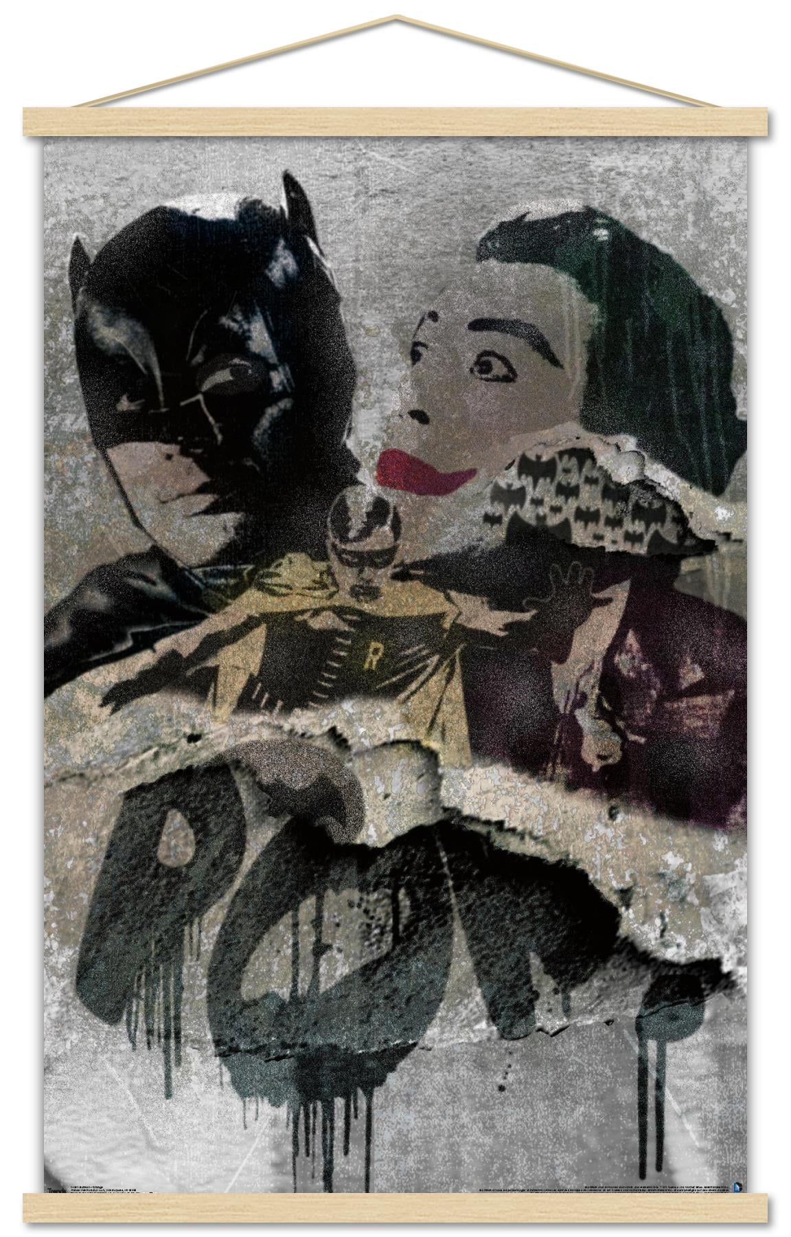DC Comics - Batman - Grunge Wall Poster with Wooden Magnetic Frame, 22. ...