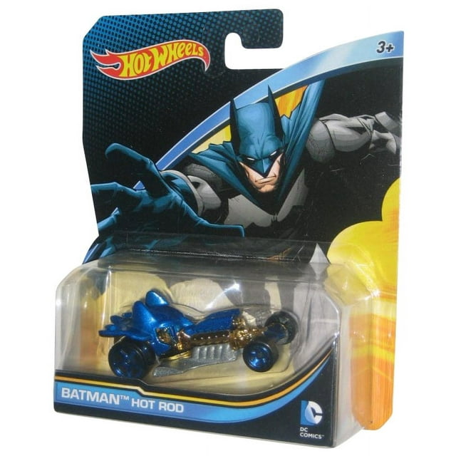 DC Comics Batman Hot Wheels Hot Rod Batmobile (2016) Character Cars Toy ...