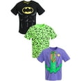 DC Comics Batman, Joker, Riddler Little Boys Graphic T-Shirts 3-Pack ...