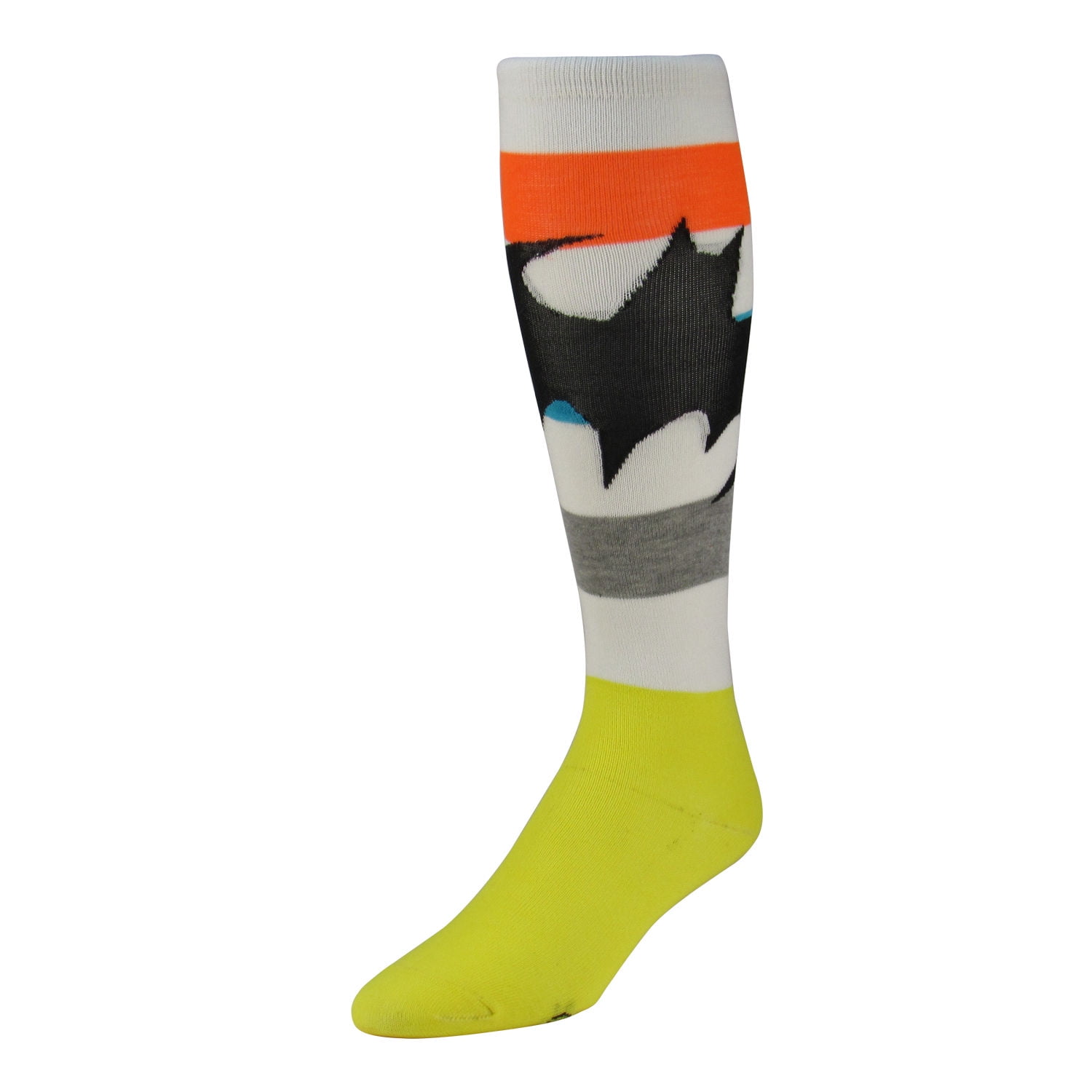 DC Comics Batman Knee-High Socks White Orange Blue Grey Gold Black ...